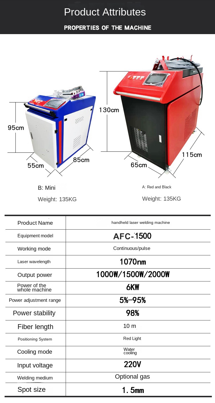 1500w Laser Welding Machine Handheld 1500w Laser Welder - BuyCNC
